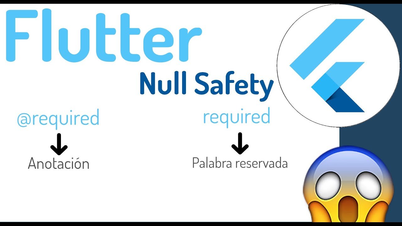 ¿Cuál es la diferencia entre required y @required en flutter 2 ... ¿Cuál es la diferencia entre required y @required en flutter 2 ...